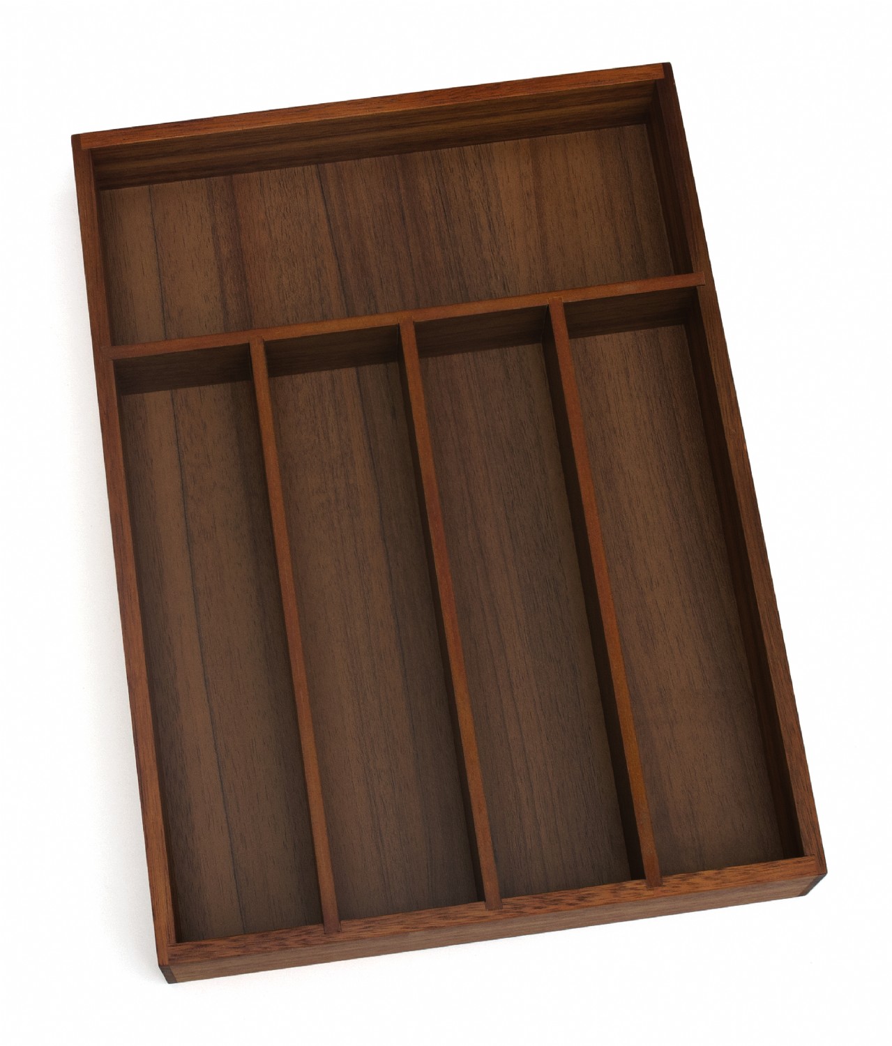Acacia Flatware Organizer, 5 Compartments | Lipper International