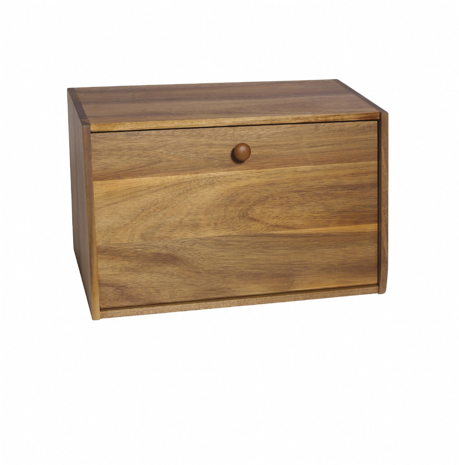 Acacia Bread Box with Solid Door | Lipper International