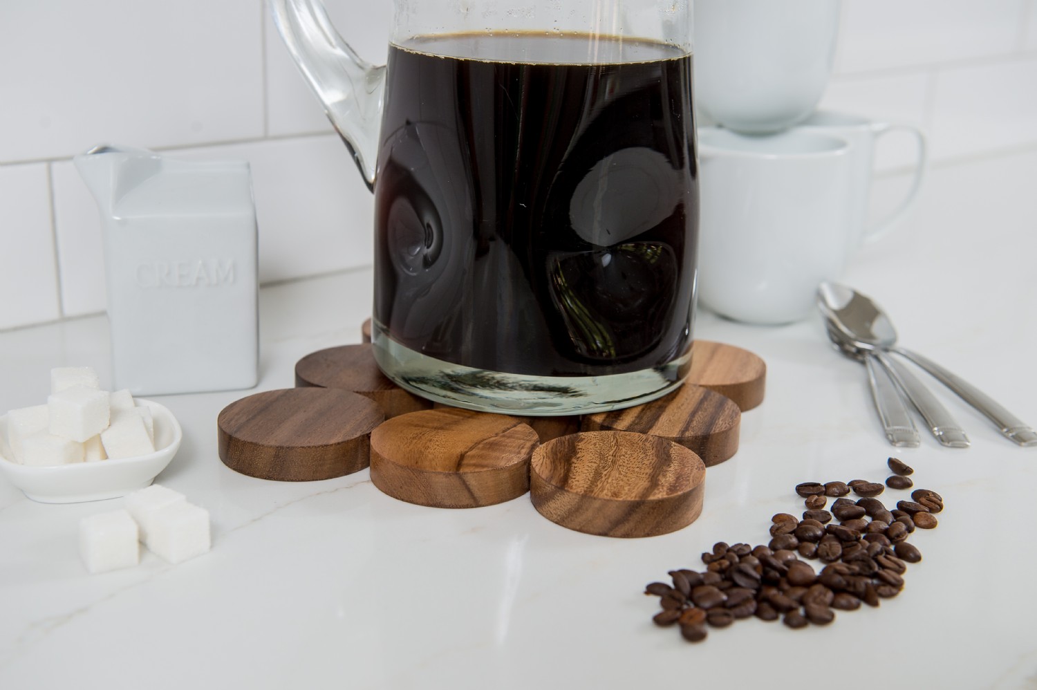 Acacia Dotted Trivet | Lipper International