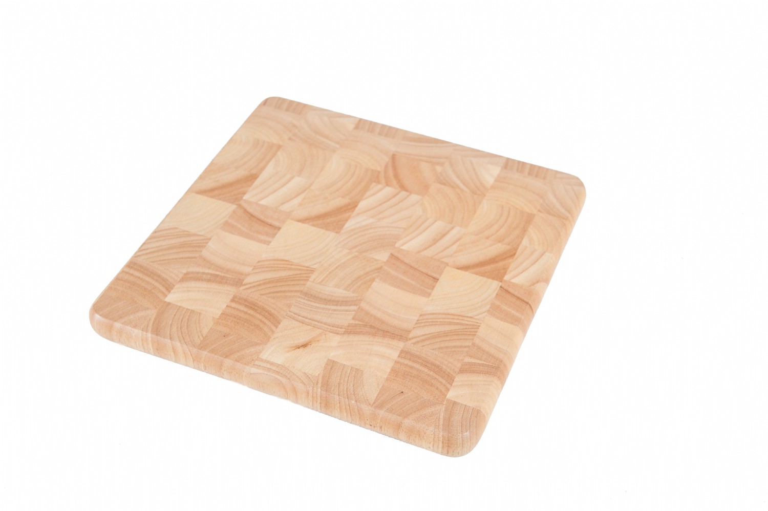 Rubberwood Square End-Grain Chopping Block | Lipper International