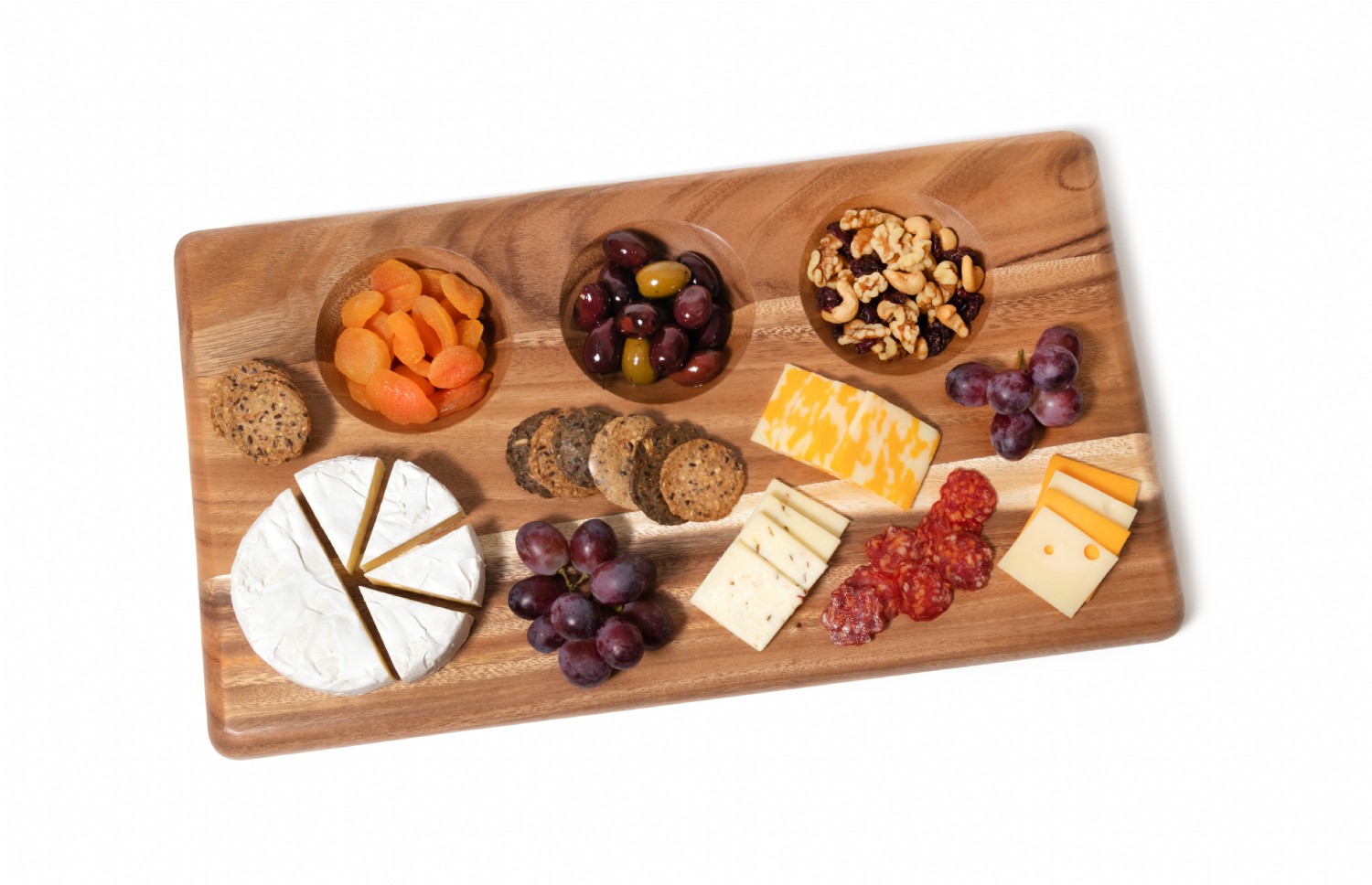 Acacia 3 Dip Serve Board | Lipper International