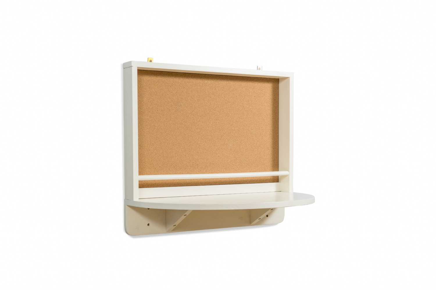 Kids Wall Mounted Desk, Natural White Finish | Lipper International