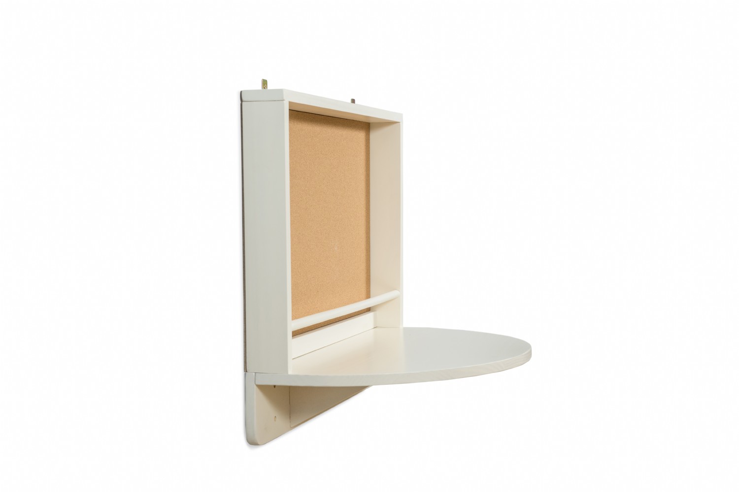 Kids Wall Mounted Desk, Natural White Finish | Lipper International