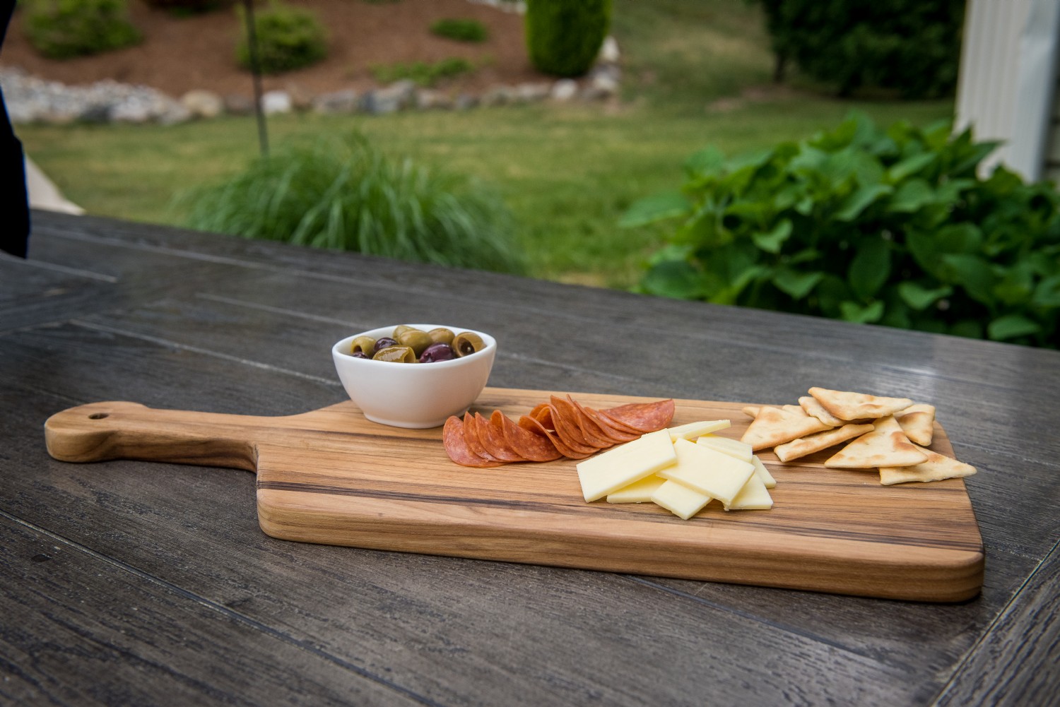 Teak Edge Grain Paddle Board | Lipper International