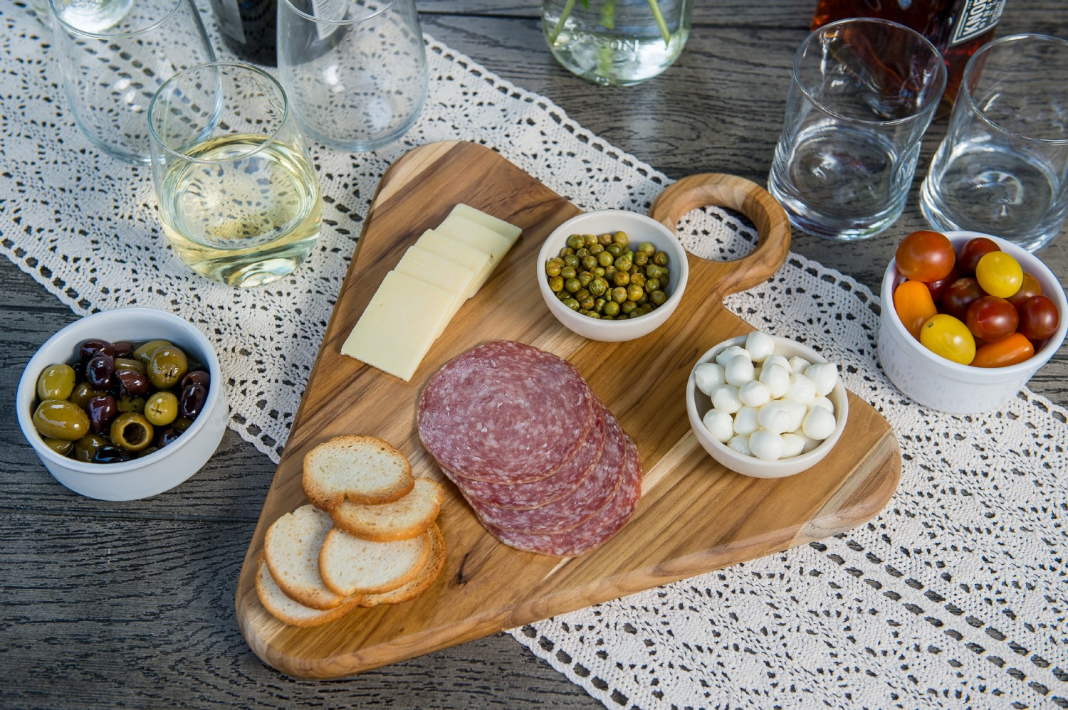 Teak Triangular Paddle Board | Lipper International