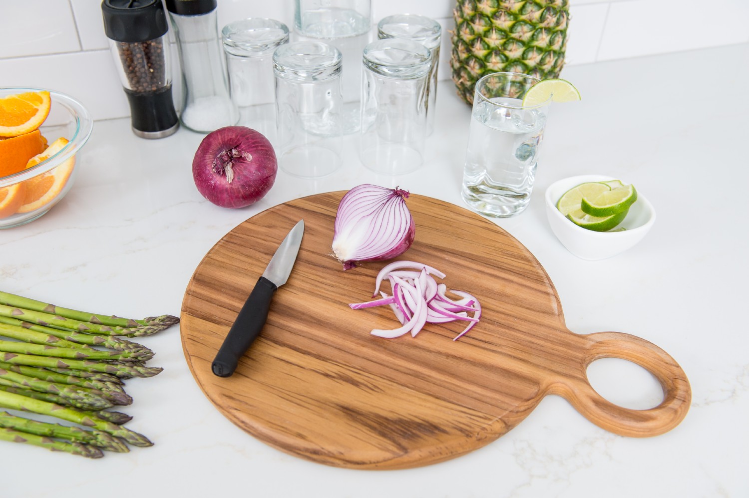 Teak Round Paddle Board | Lipper International