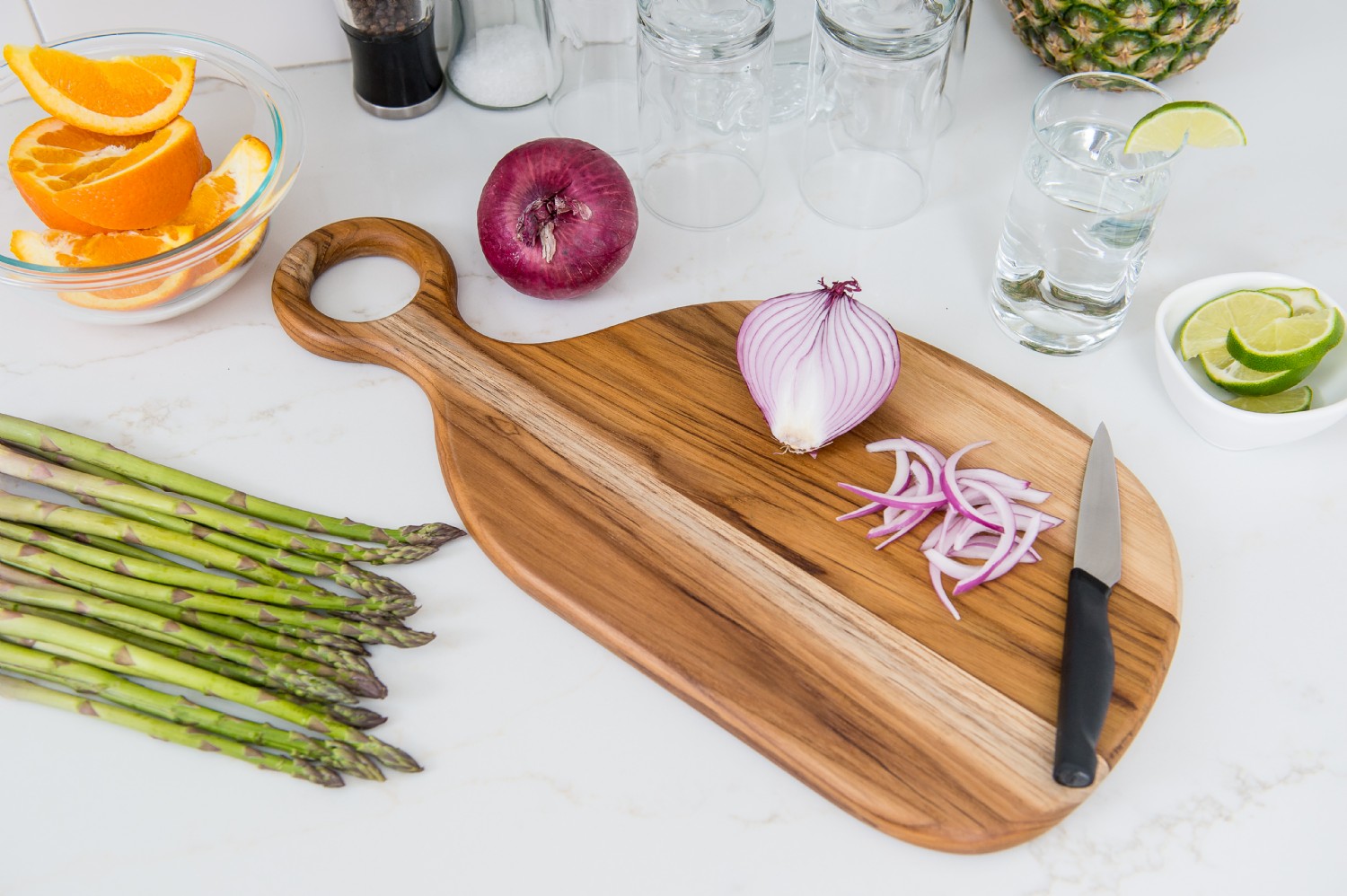 Teak Oblong Paddle Board | Lipper International