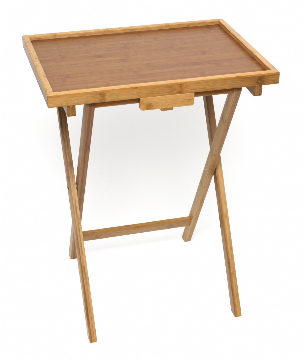 Bamboo Lipped Snack Tables, Set of 2 | Lipper International