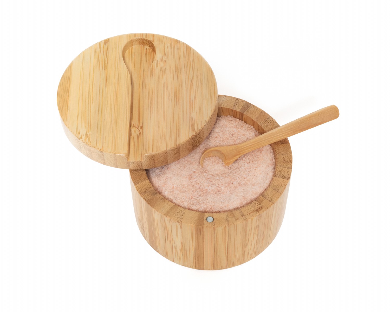 Bamboo Salt Box with Spoon | Lipper International
