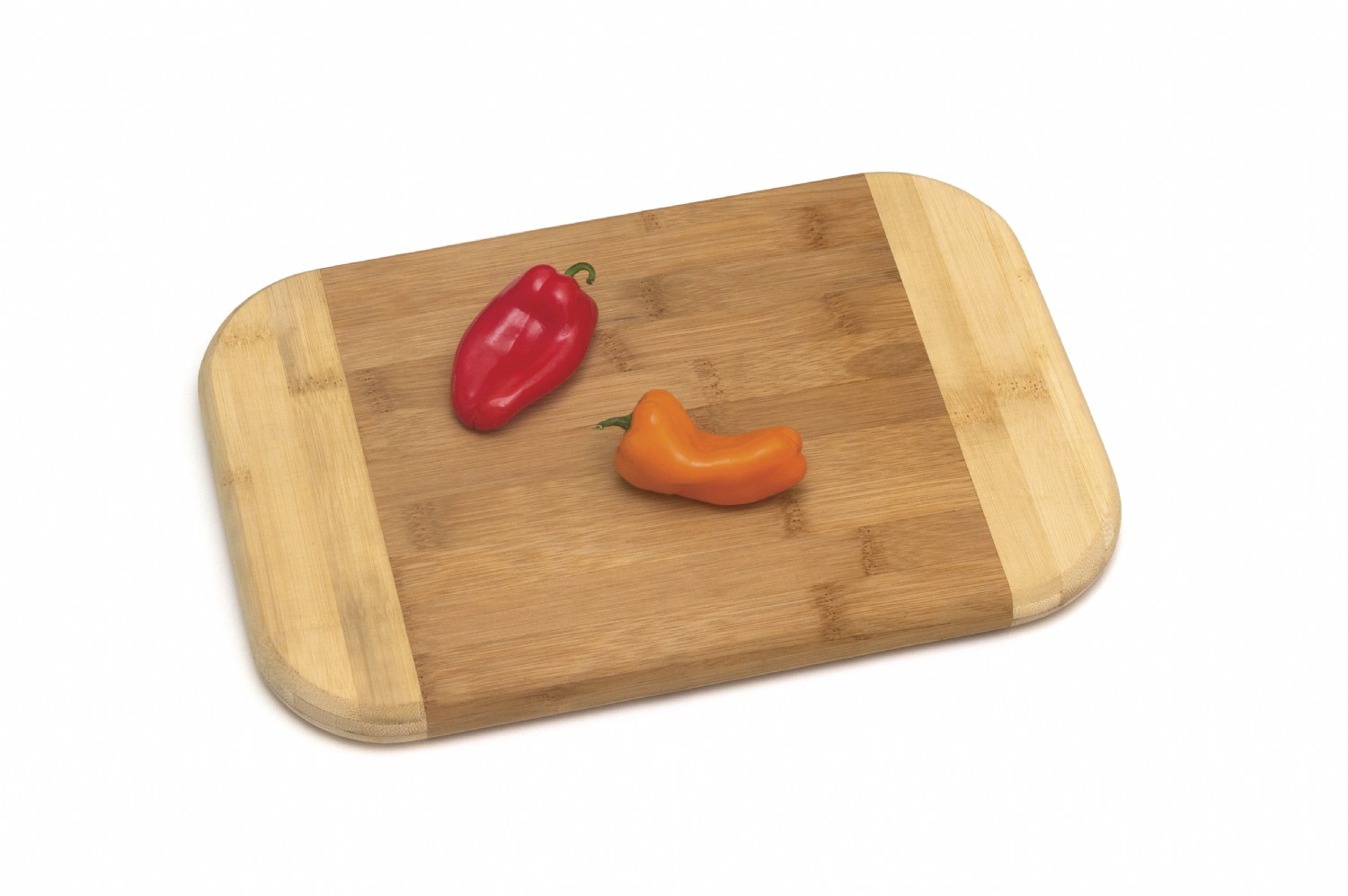 Bamboo Two-Tone Cutting Board, Medium | Lipper International